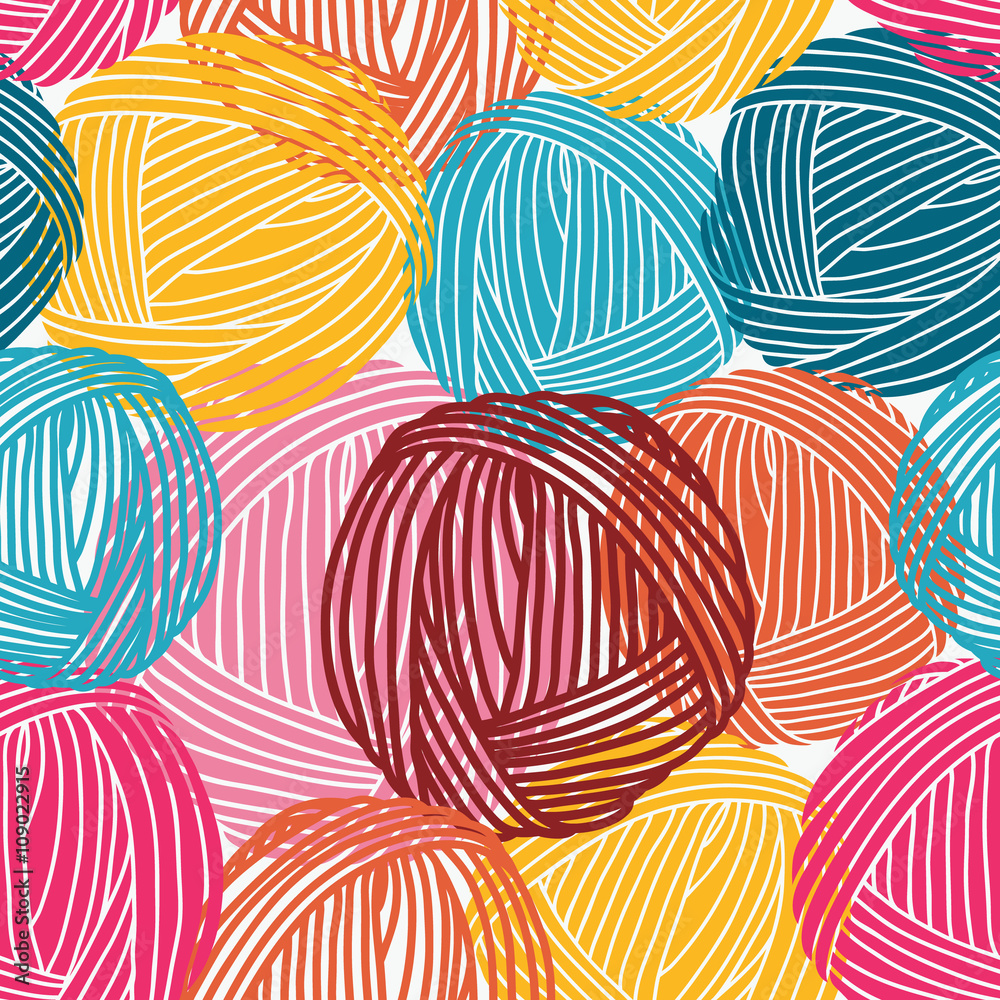 Yarn Ball Background