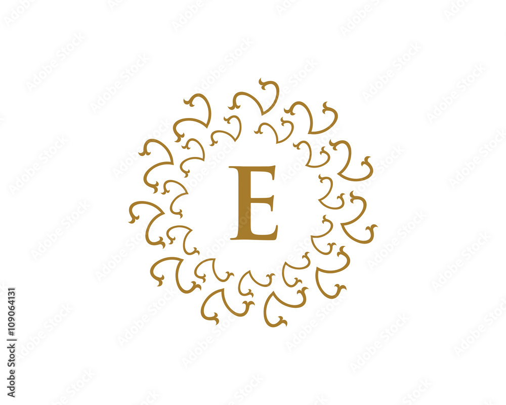Royal Letter E Logo Stock Vector | Adobe Stock