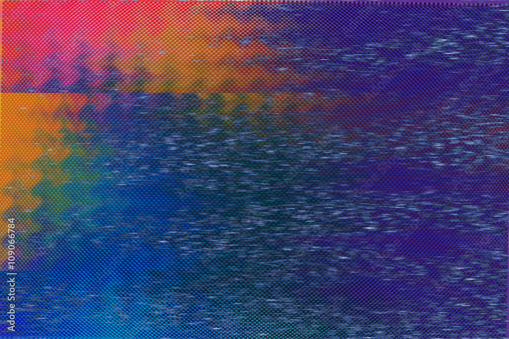 VHS Color Glitch Texture Stock Illustration | Adobe Stock