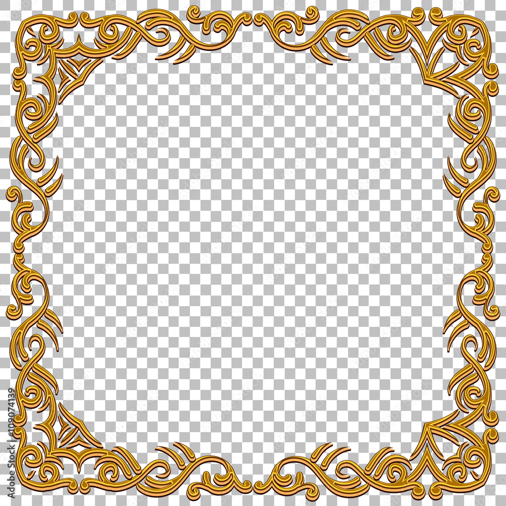 Vector border frame Stock Vector | Adobe Stock