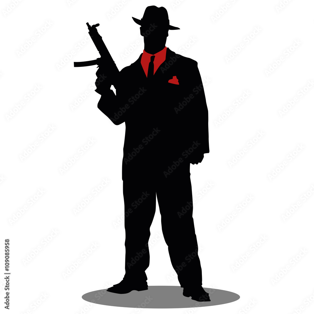 Gangster Silhouette