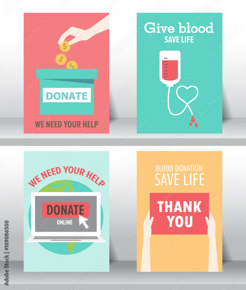 give and share your love to poor people. charity and donation poster ...