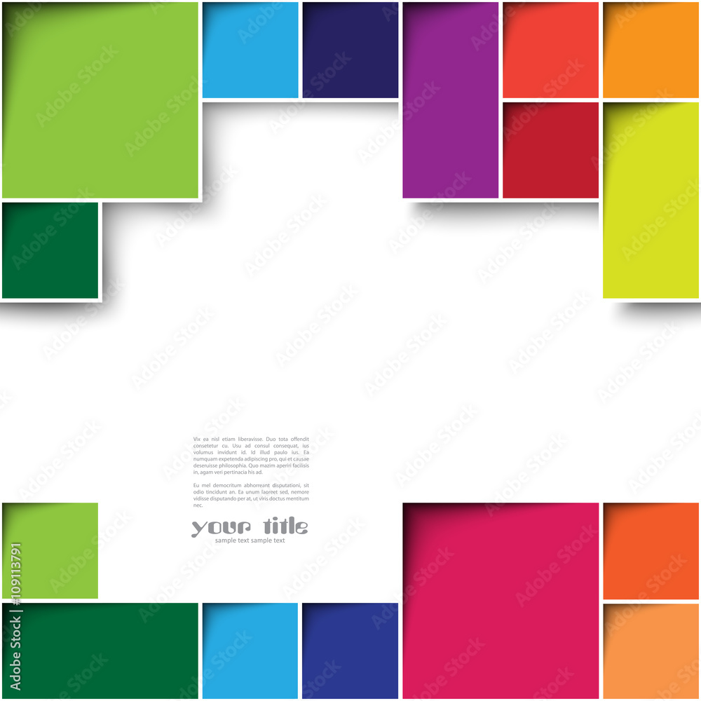 3d square background Stock Vector | Adobe Stock