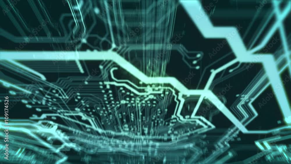 Technology background/Technology background of the abstract computer ...