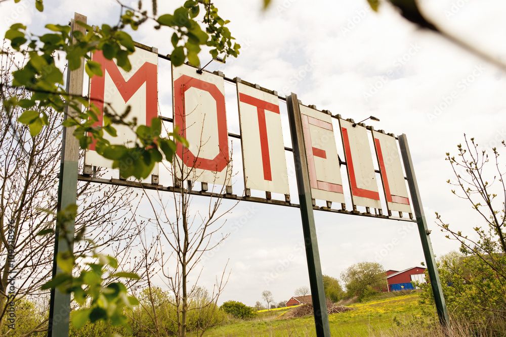 Motel sign Stock Photo | Adobe Stock