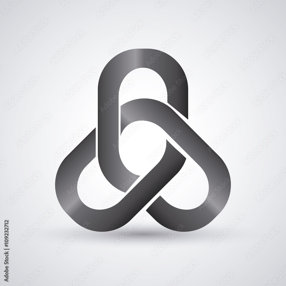 link symbol design. flat illustration. connection concept Stock Vector ...