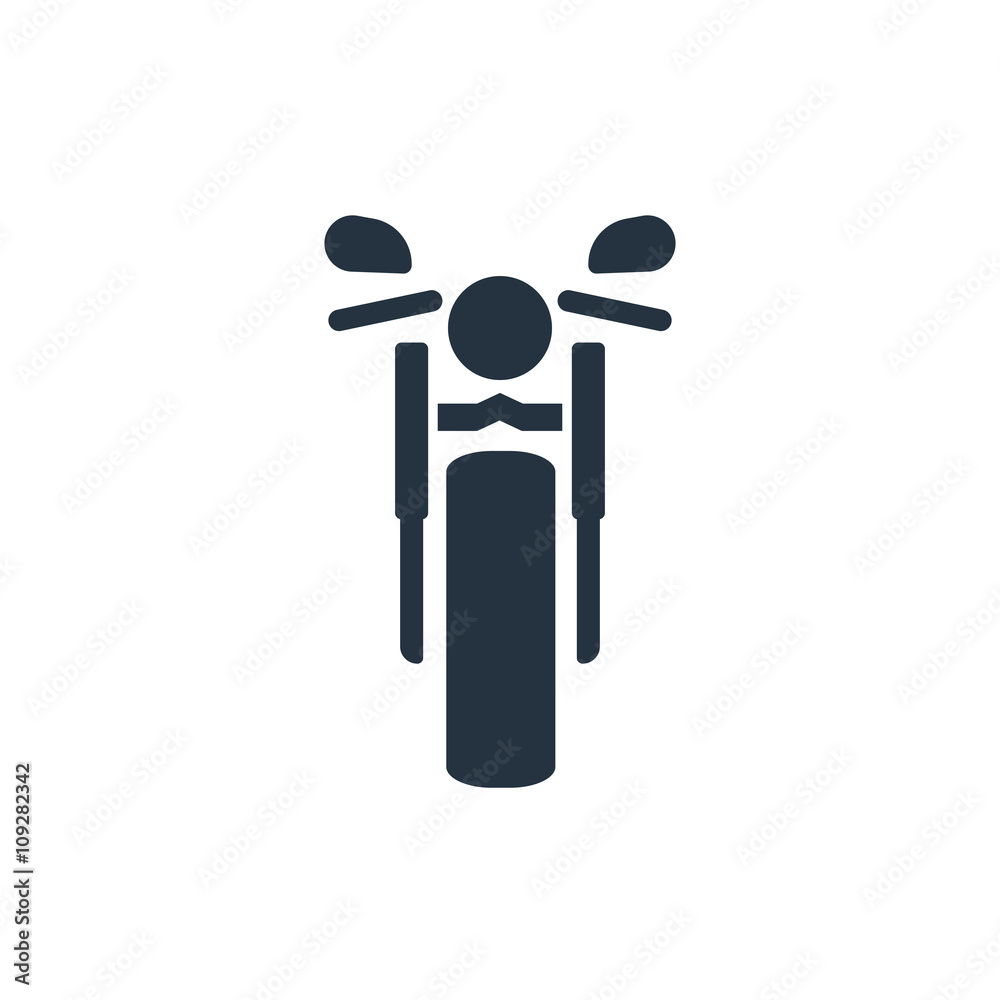 motorcycle front Stock Vector | Adobe Stock