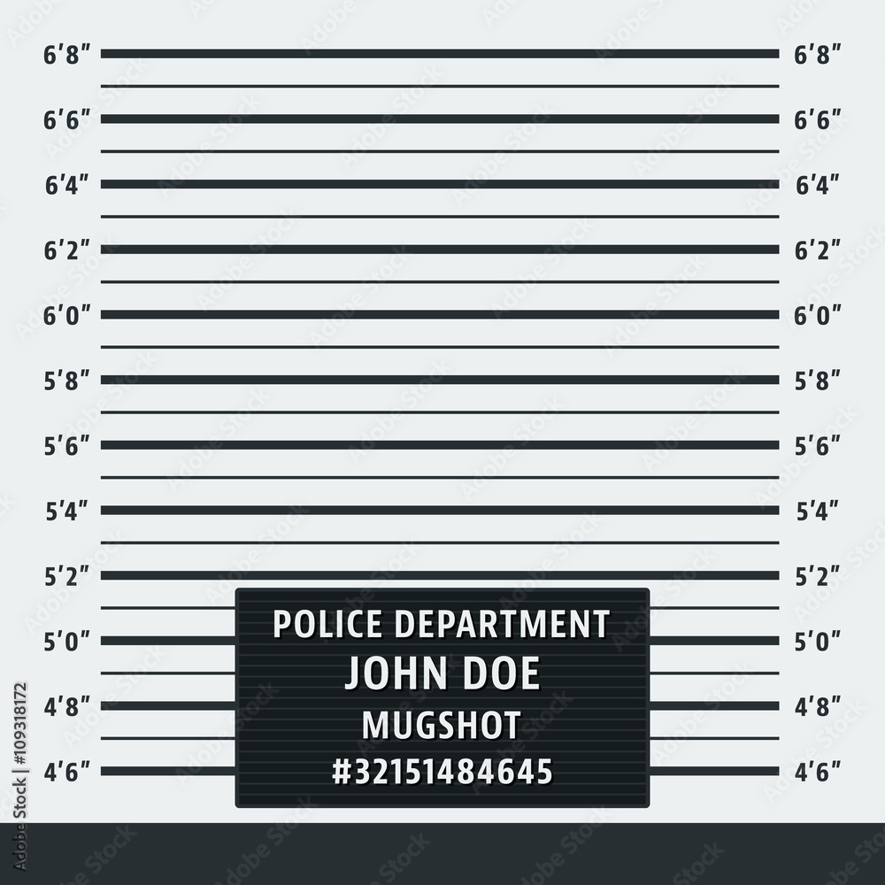 Police mugshot background Stock Vector | Adobe Stock