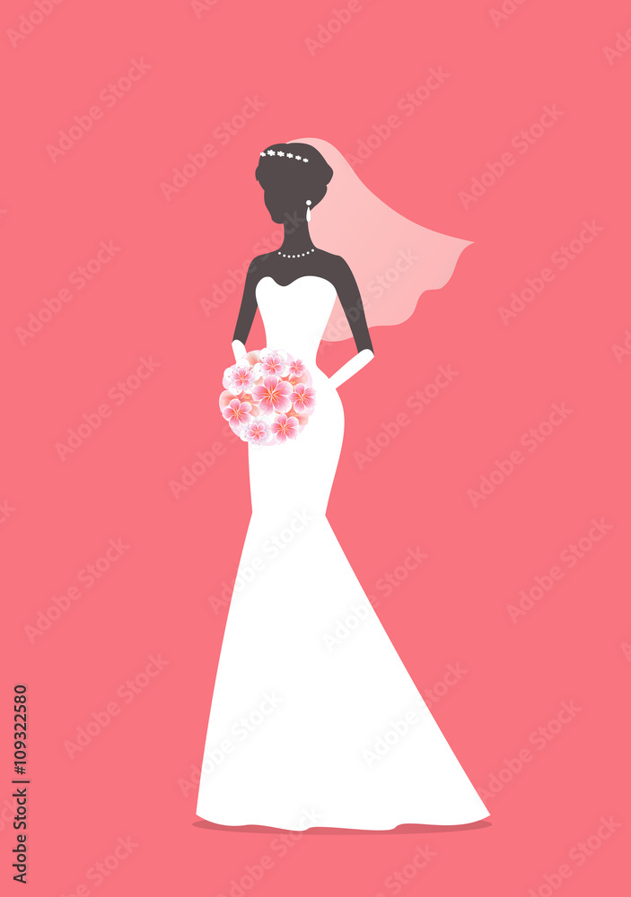 Wedding Dress Invitation Template
