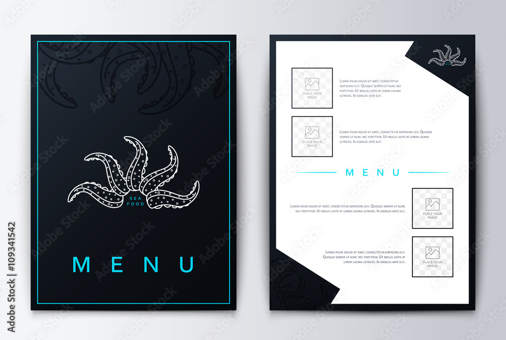 Design cover menu. Brochure culinary menu. Menu design. Menu background ...