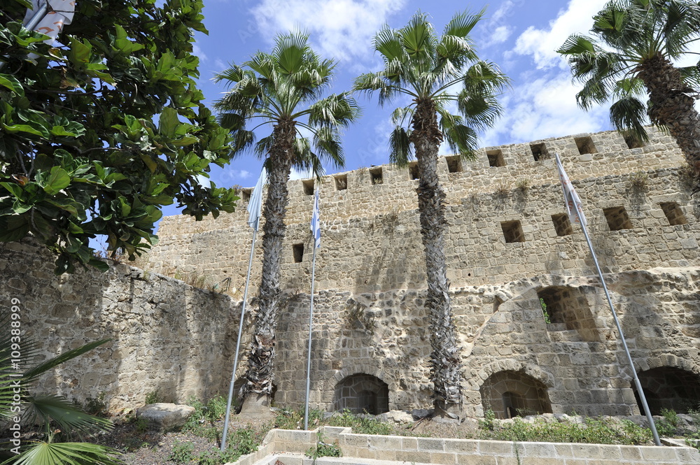 Stockfoto Knight templar citadel of Acre (Hospitallerian citadel), Old Acre (Akko), Israel ...