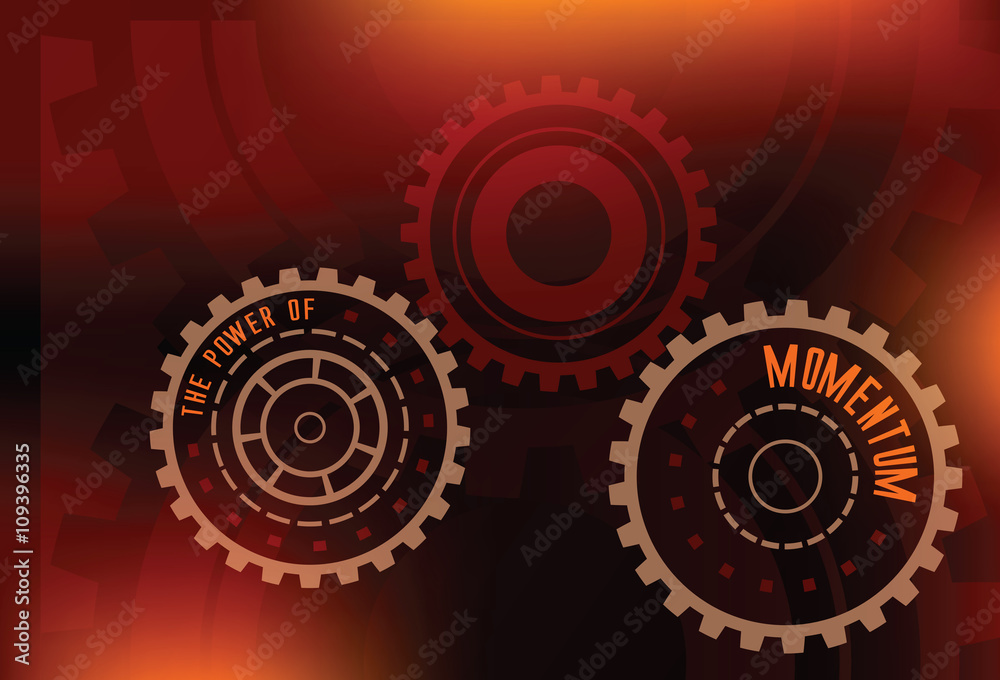 the power of momentum background Stock Vector | Adobe Stock