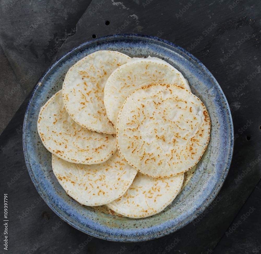 Rice Roti / Pathiri - Traditional Kerala Malabar breakfast Stock Photo ...