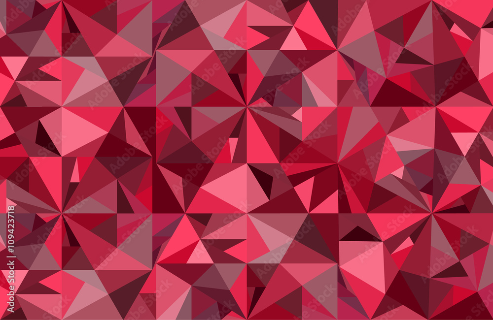 Abstract red diamond vector geometric art background. Graphic wallpaper ...