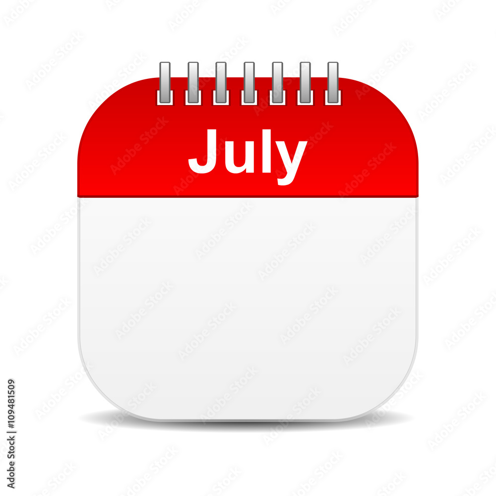 July Stock Illustration | Adobe Stock