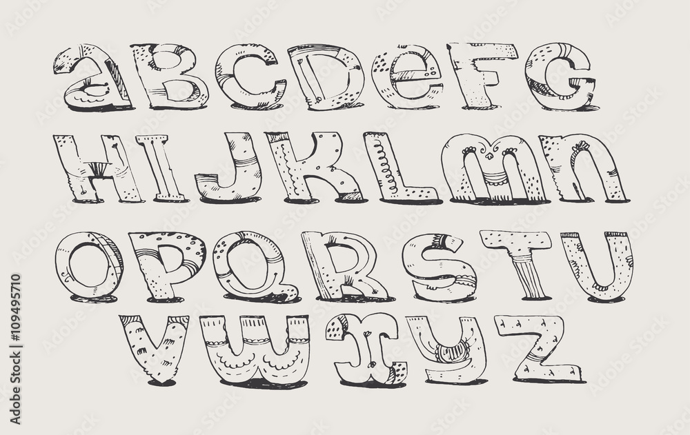 Calligraphy Alphabets A To Z
