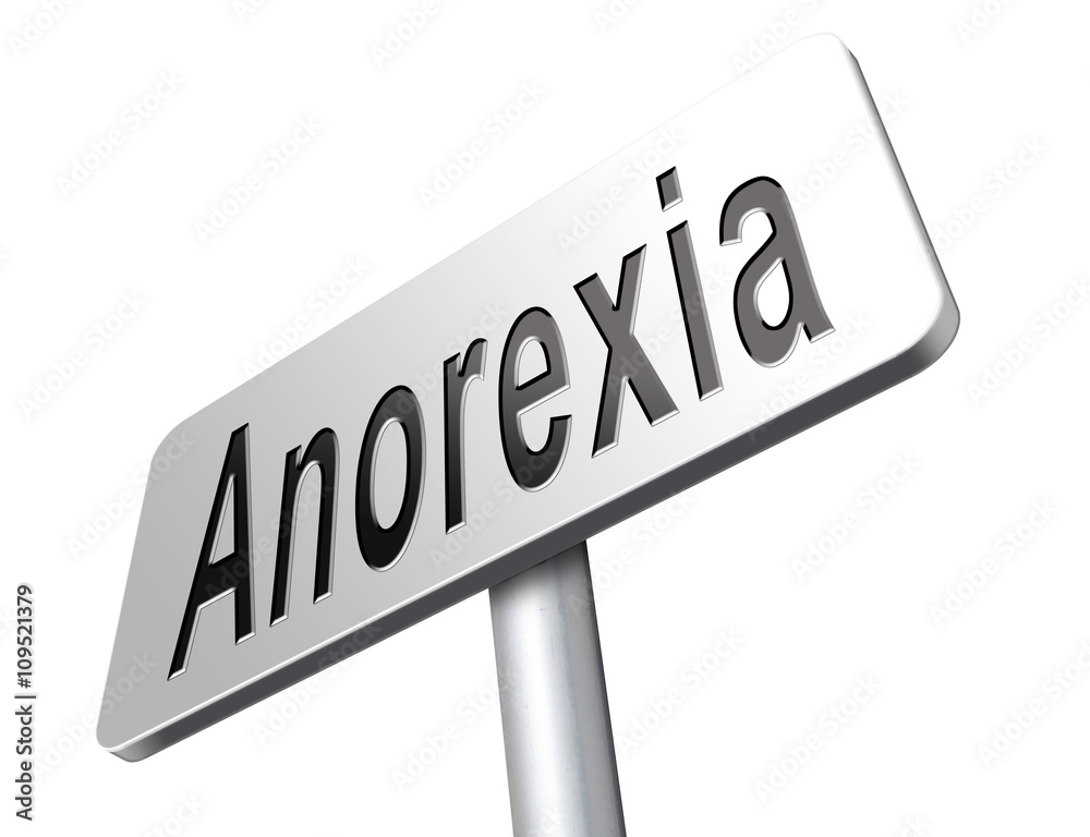 Anorexia nervosa eating disorder Stock Illustration | Adobe Stock