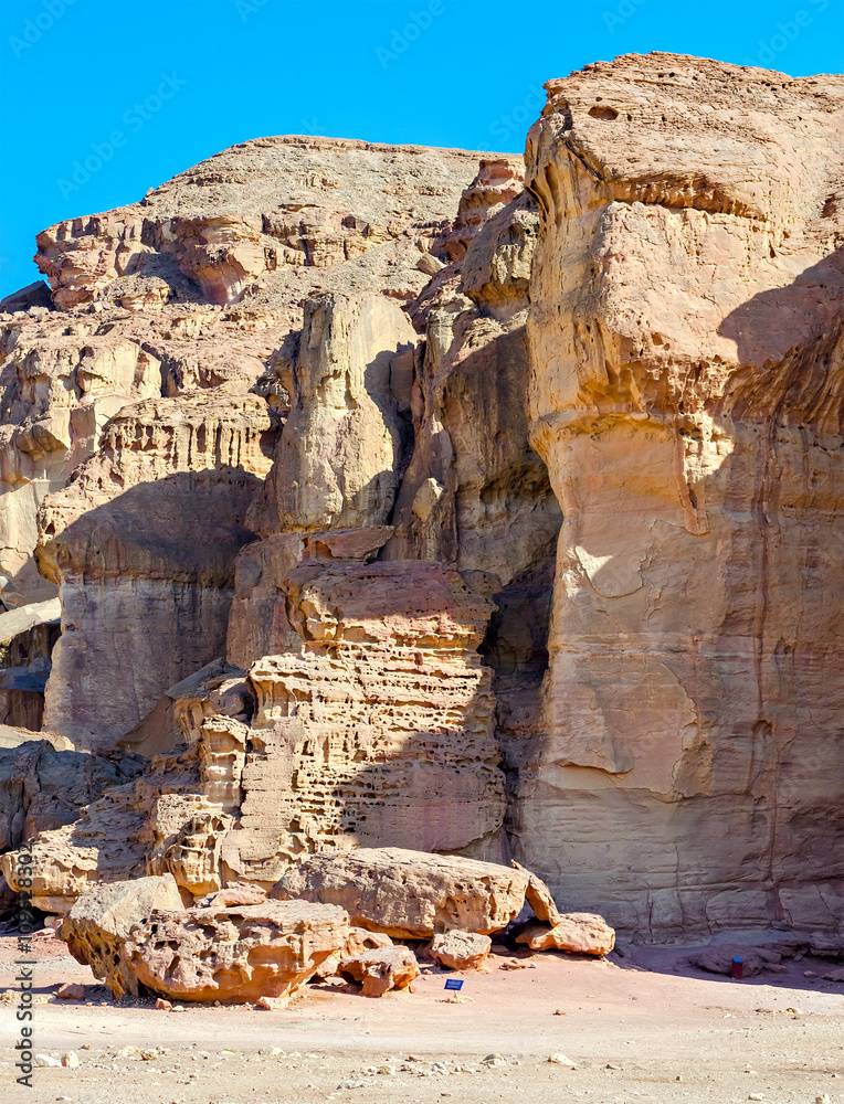 Foto Stock National Timna Park, located 25 km north of Eilat (Israel ...