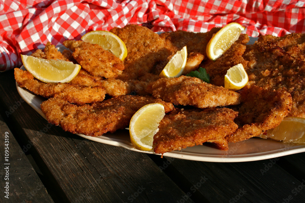 organisch lifestyle schnitzel platte bayrisch country rustikal ...