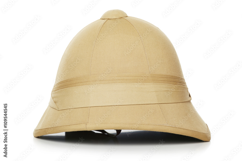 safari hat isolated on white background Stock Photo | Adobe Stock