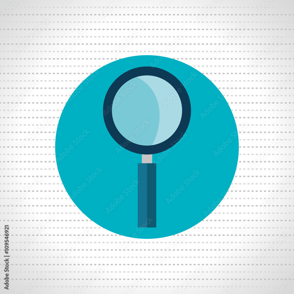 magnifying glass design Stock Vector | Adobe Stock