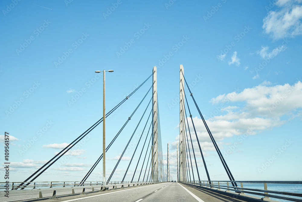 Oresund Bridge, viewed from Kalmar, Sweden Stock Photo | Adobe Stock