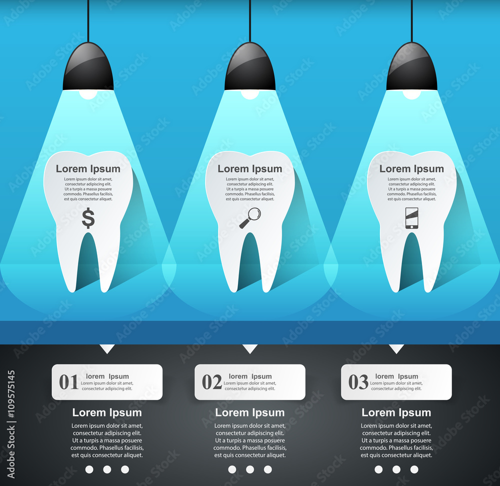 Business Infographics. Tooth icon. Stock Vector | Adobe Stock