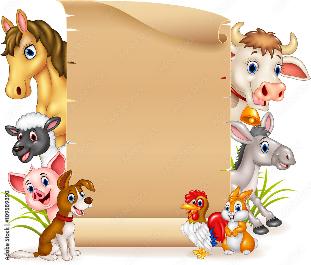 Farm Animals Cartoon Funny