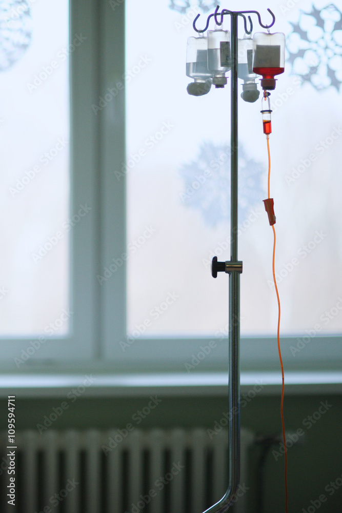 Intravenous infusion system Stock Photo | Adobe Stock