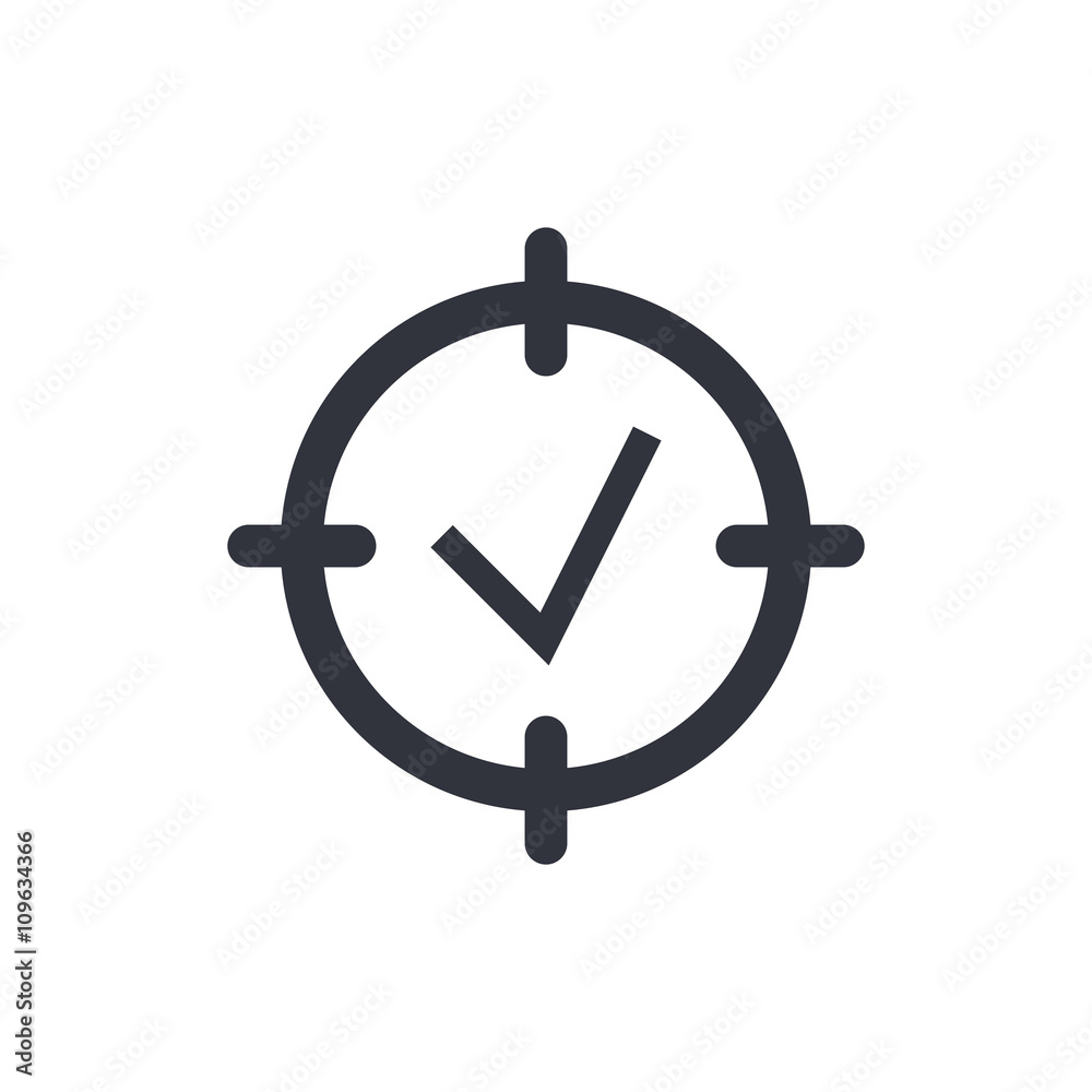 project goal icon, project goal symbol, project goal vector, project ...
