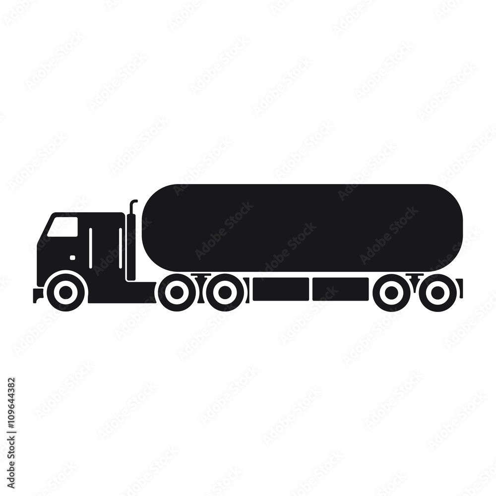 Transport Truck Chemical Icon Stock Vector | Adobe Stock