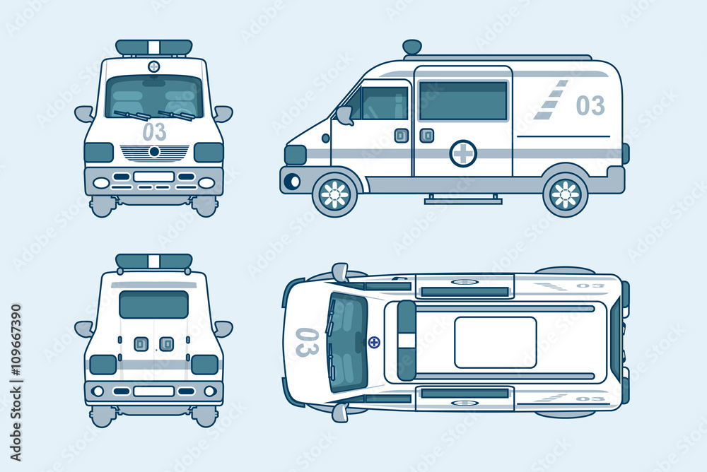Ambulance Top View