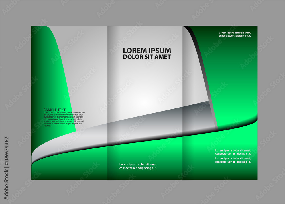 Brochure design template. Abstract background. for business, education ...