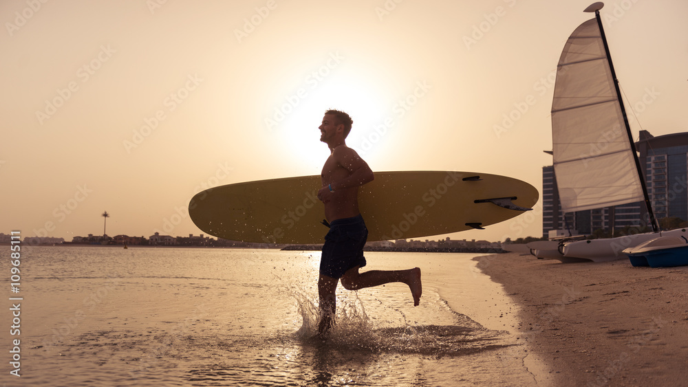 Time to hit the waves Stock Photo | Adobe Stock