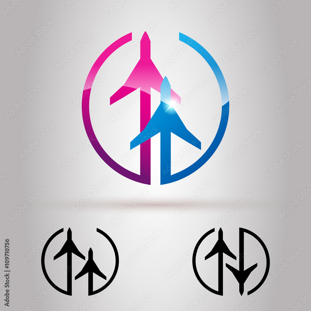 Airline or Airplane Business Company Logo Design. Transportation Logo ...