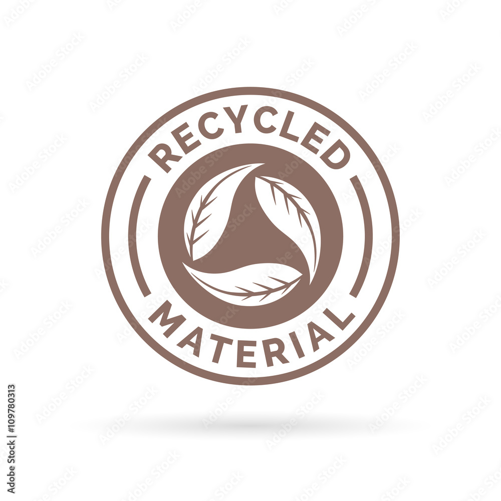 Recycled product icon design. Recycled product sign design. Recycled ...