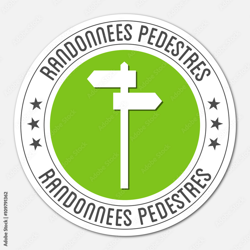 Logo randonnées pédestres. Stock Vector | Adobe Stock