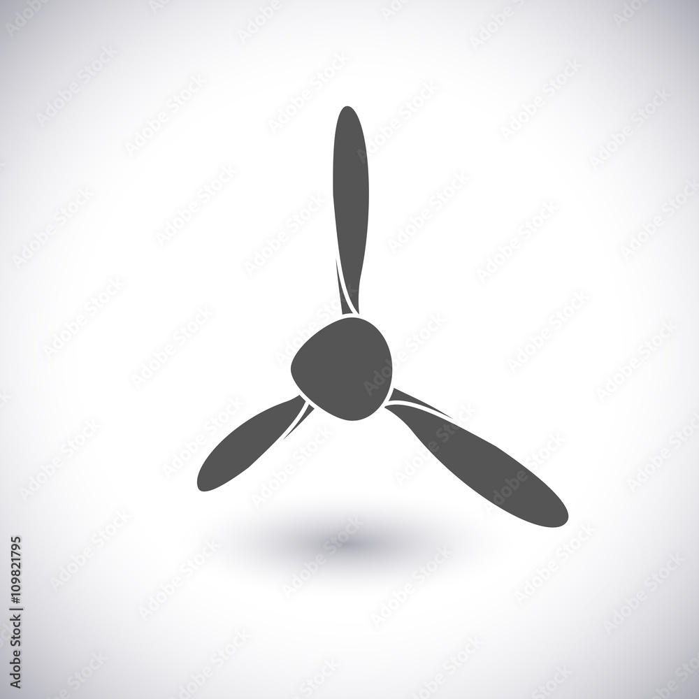 Propeller aircraft vector illustration Stock Vector | Adobe Stock
