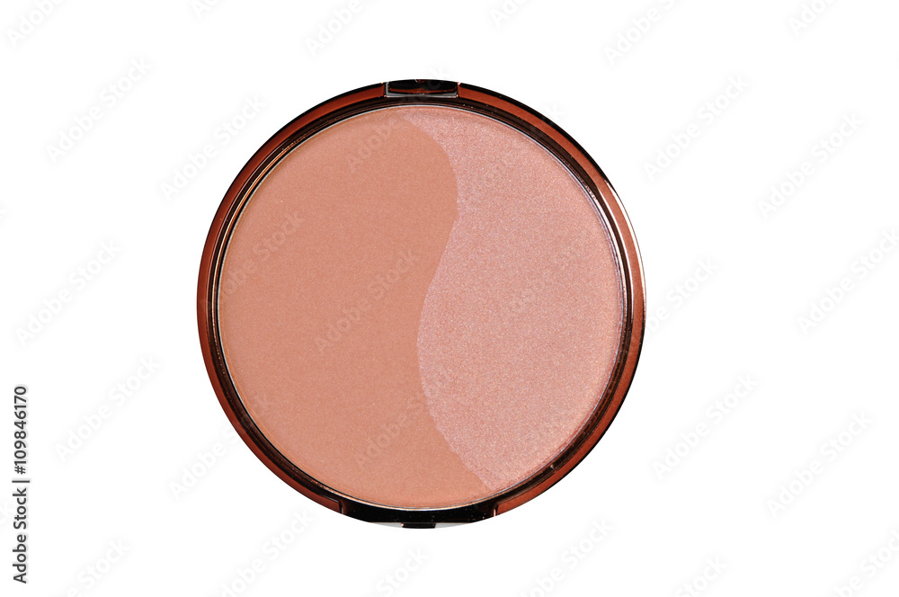 face powder isolated on white background Stock Photo | Adobe Stock
