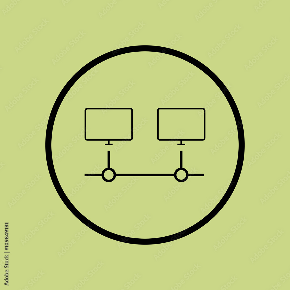 Network Icon Flat