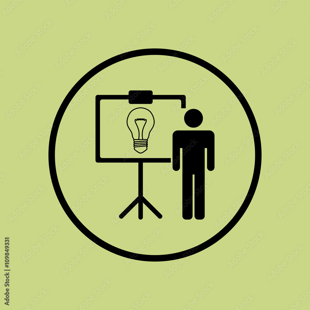 presentation idea icon, presentation idea symbol, presentation idea ...