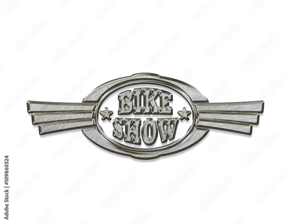 BIKE Show - Chrom Logo Stock-Illustration | Adobe Stock