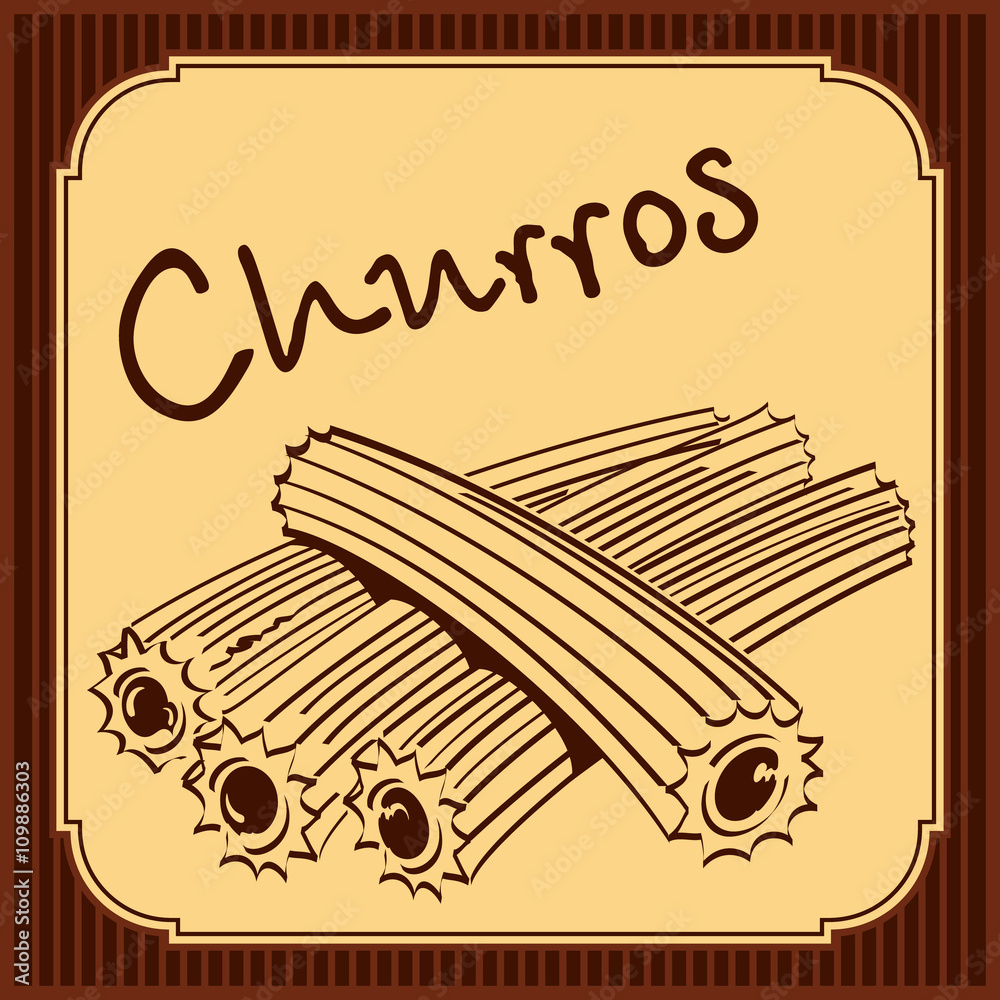 Churros vector Stock Vector | Adobe Stock