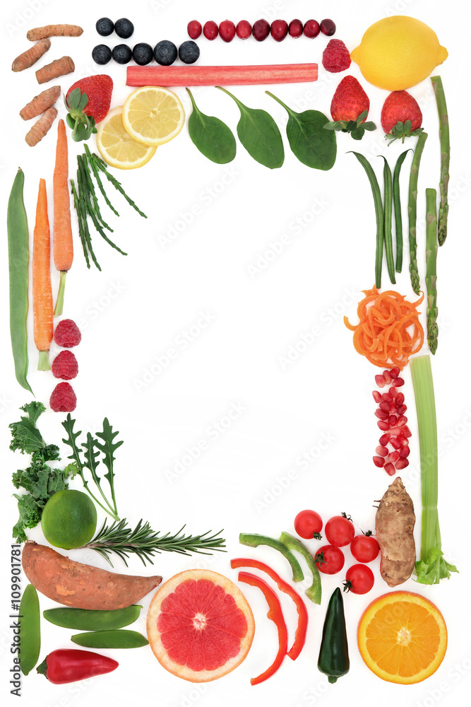 Food Border Art