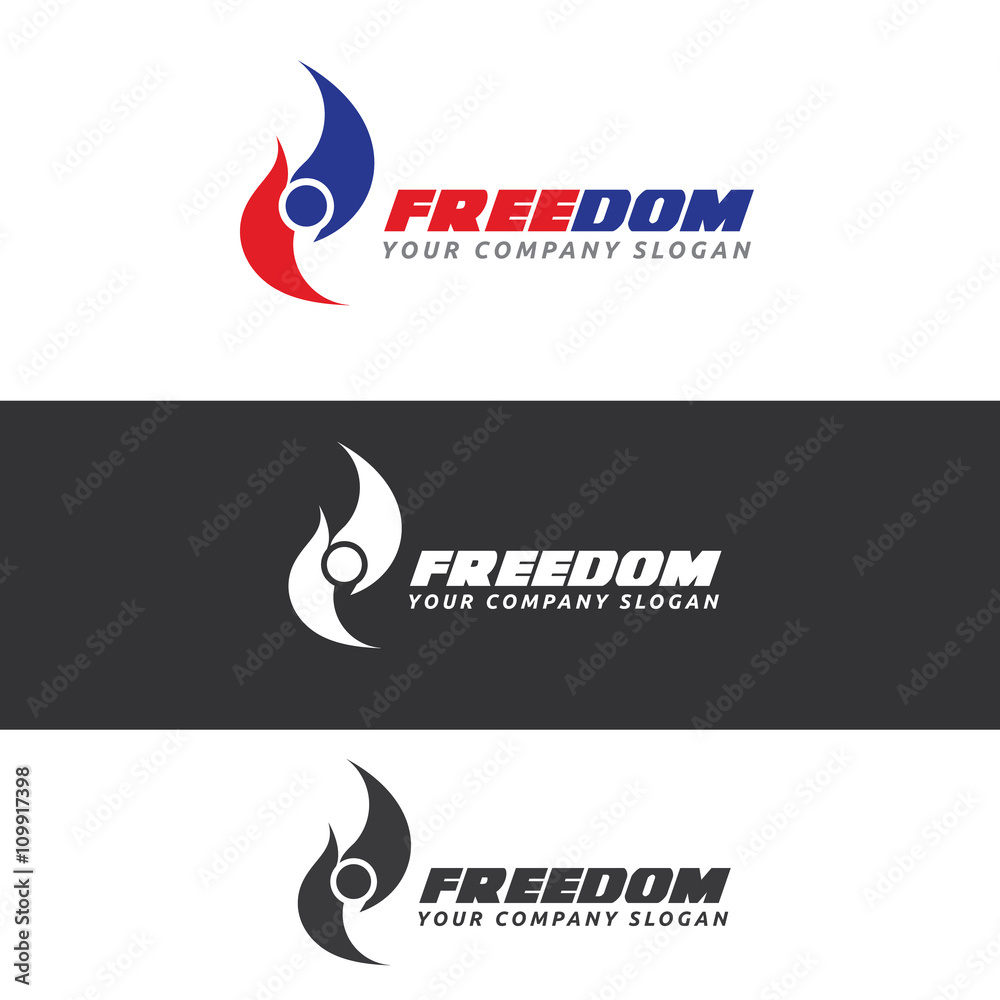 Freedom Logo. automotive logo,car services logo. vector logo template ...