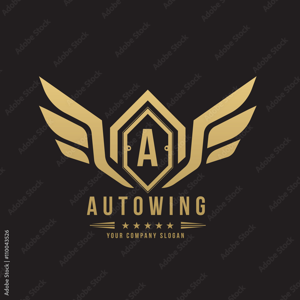 Automotive logo,Car logo,Car Maintenance Logo,wing logo,speed logo,auto ...