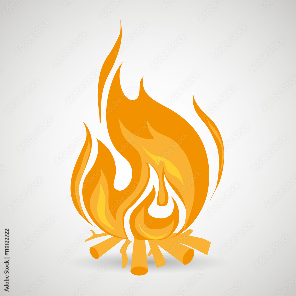 fire flame design Stock Vector | Adobe Stock
