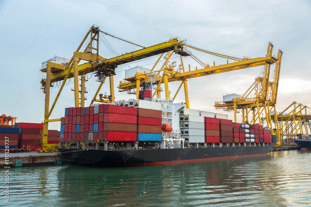 shipping container Stock Photo | Adobe Stock