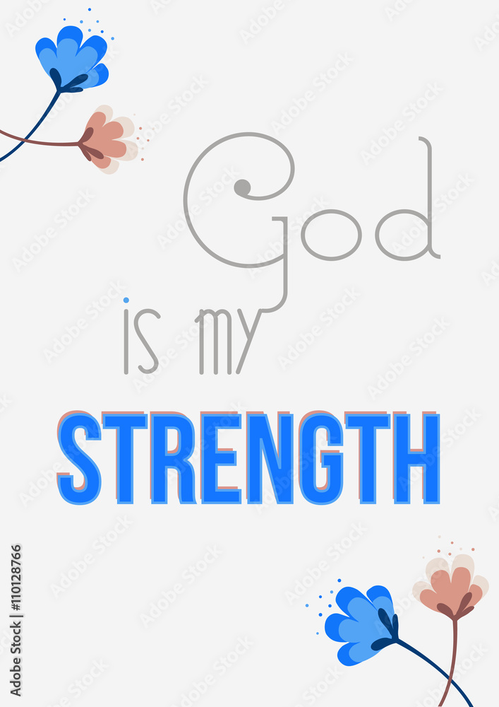 Strength Word Art