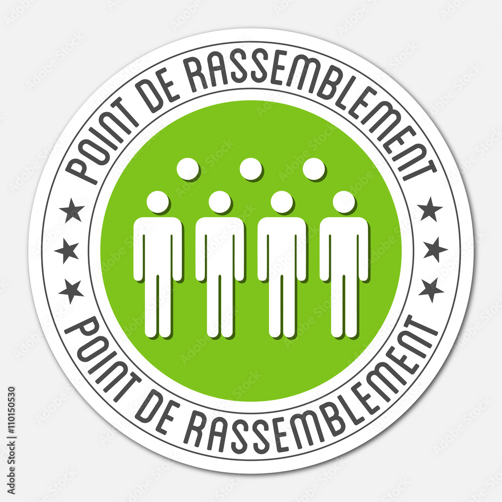 Logo point de rassemblement. Stock Vector | Adobe Stock